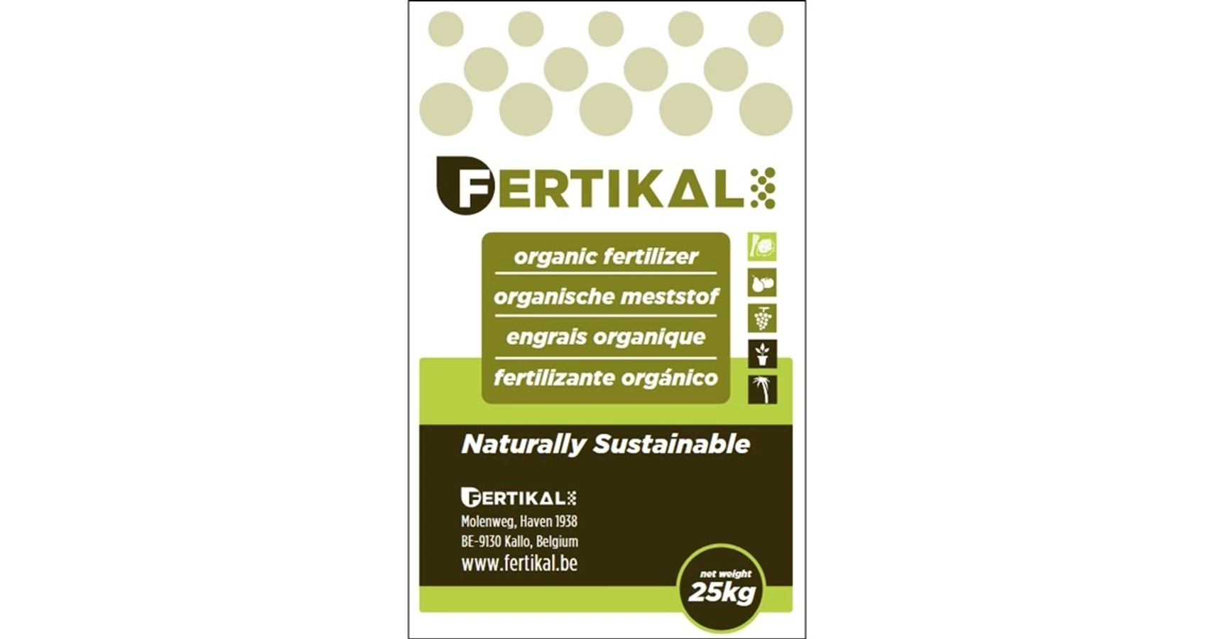 Fertikal îngrășământ organic 25 kg